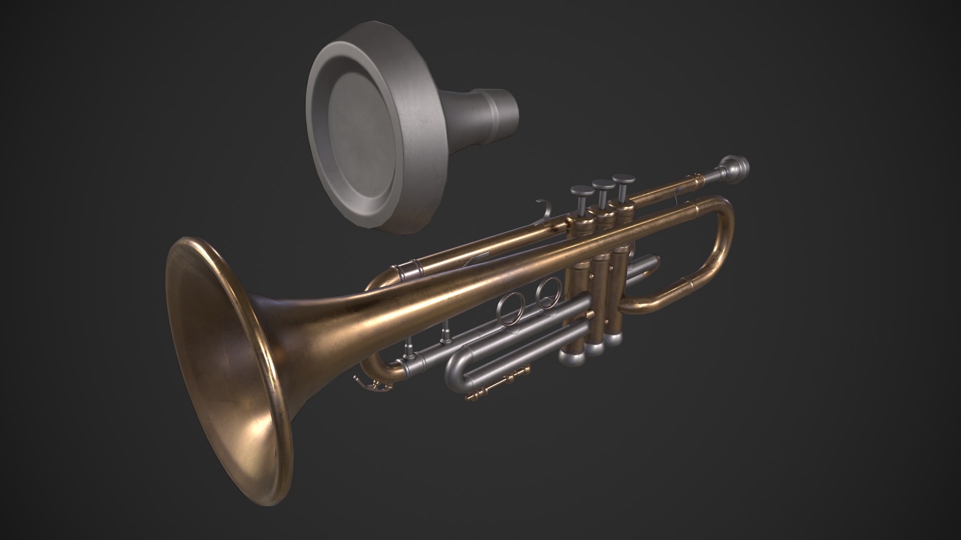 Trumpet Model - TurboSquid 1996813