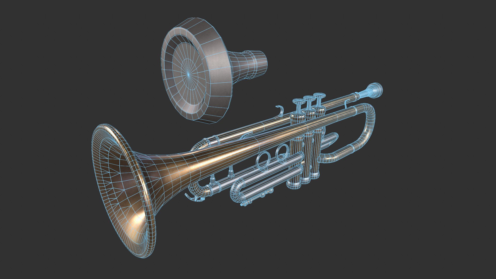 Trumpet Model - TurboSquid 1996813