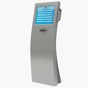 3d Model Movie Ticket Machine