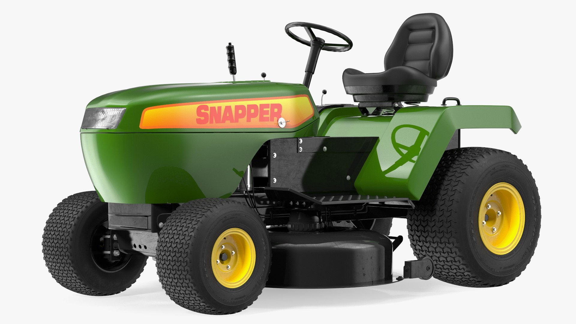 Snapper Lawn Tractor Rigged for Cinema 4D 3D model - TurboSquid 2160944