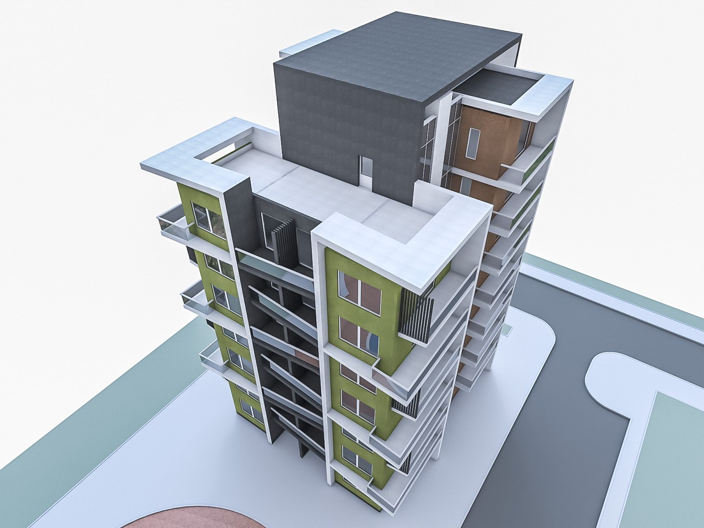 3D Condominium 01 - TurboSquid 1751145