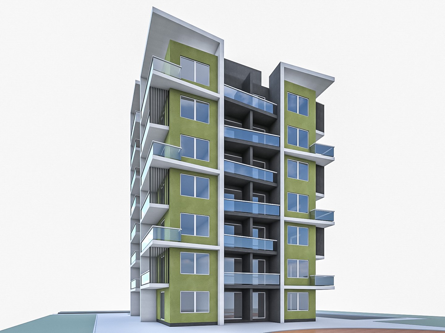 3D Condominium 01 - TurboSquid 1751145