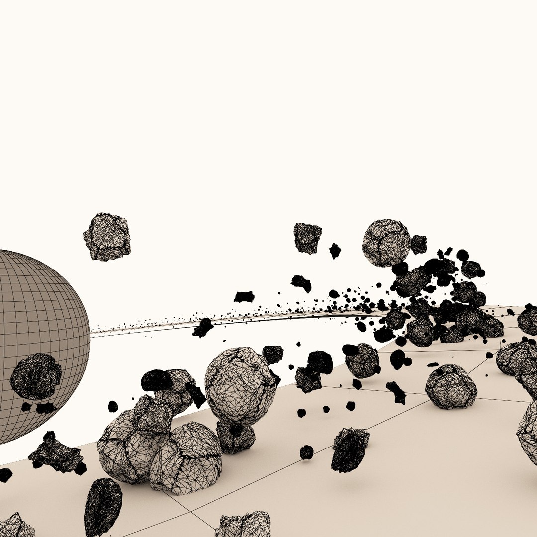 Asteroids Planet 3D Model - TurboSquid 1449193