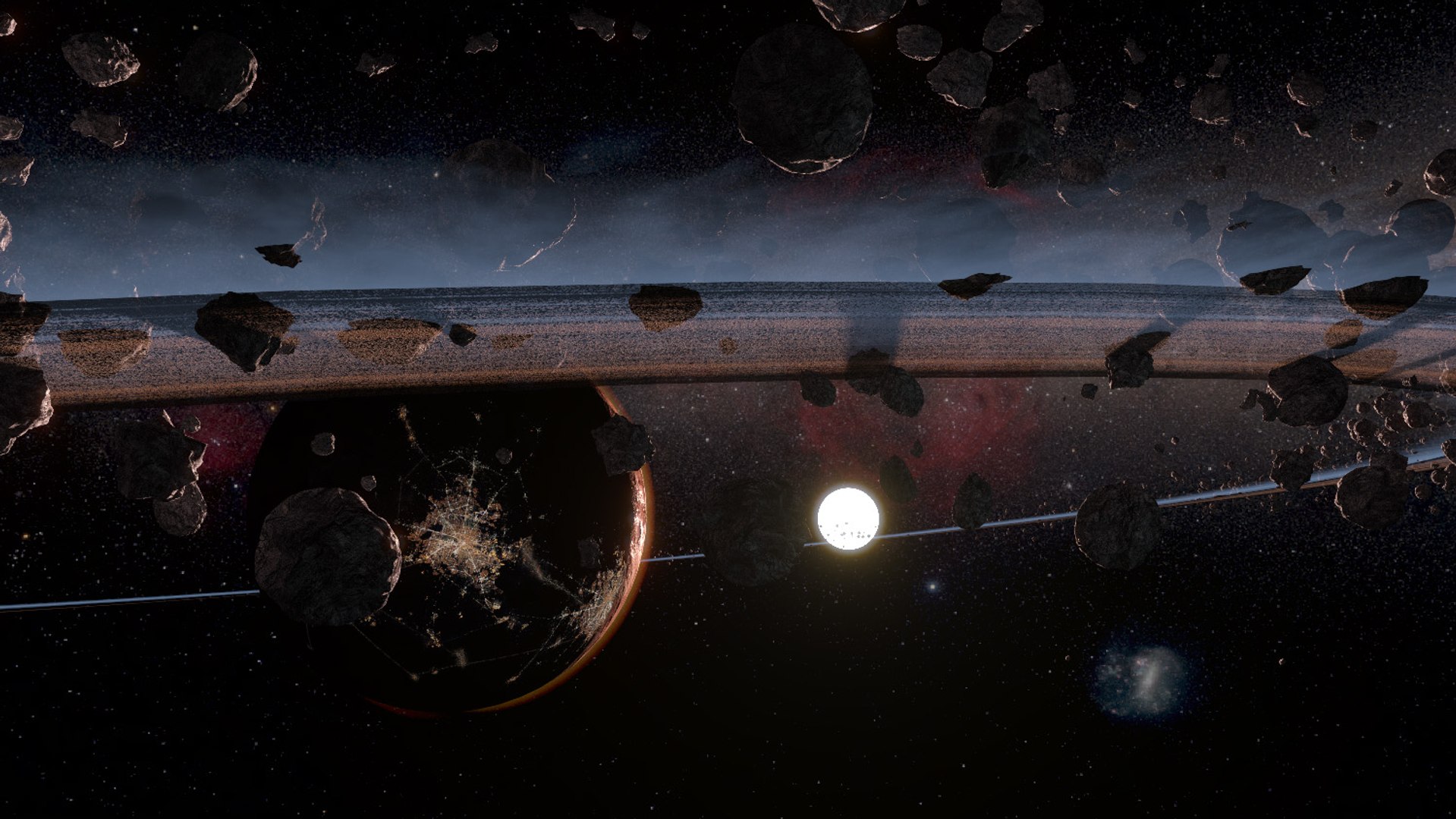 Asteroids Planet 3D Model - TurboSquid 1449193