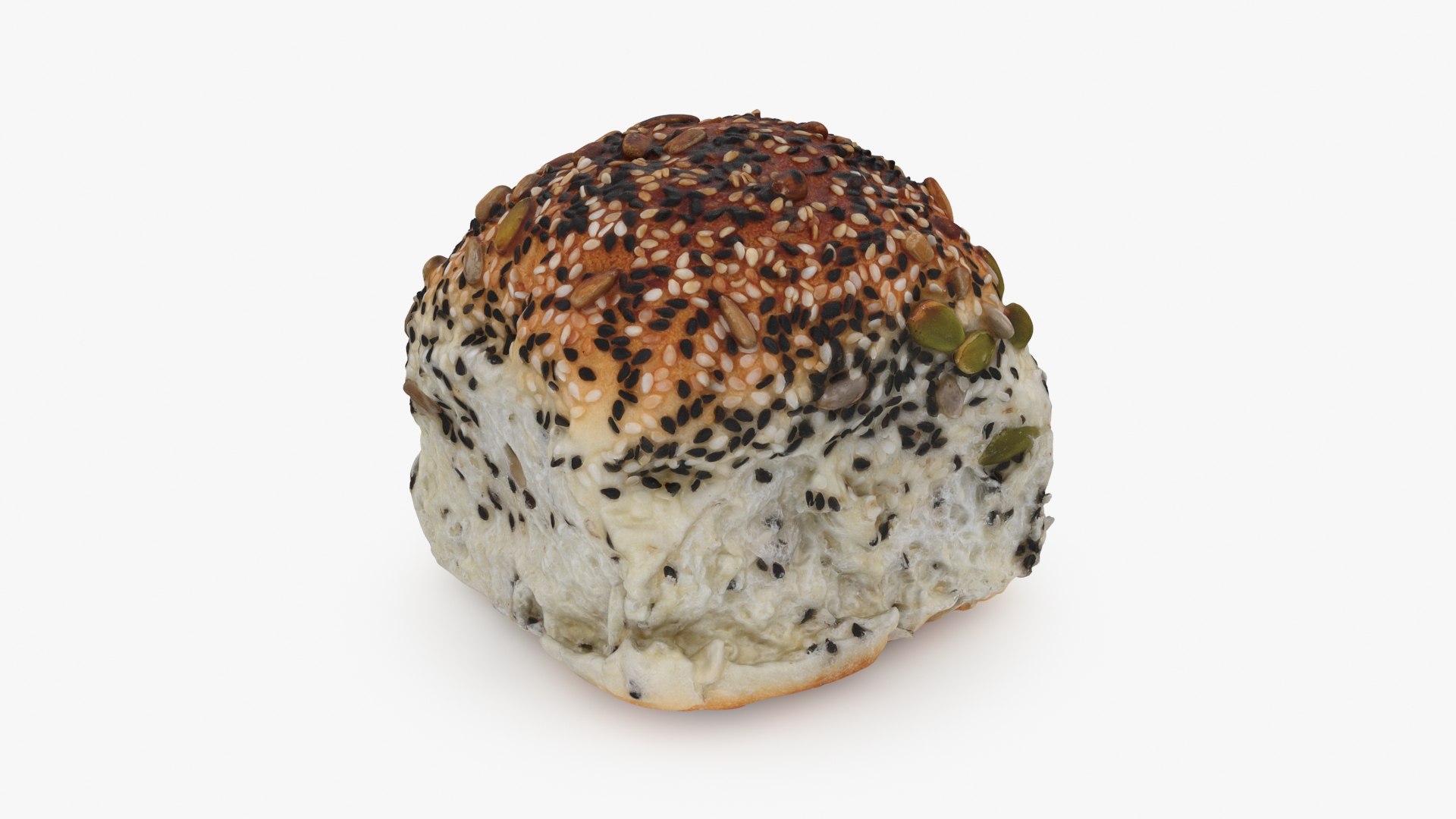 Seeded Soft Dinner Roll Model - TurboSquid 2198944
