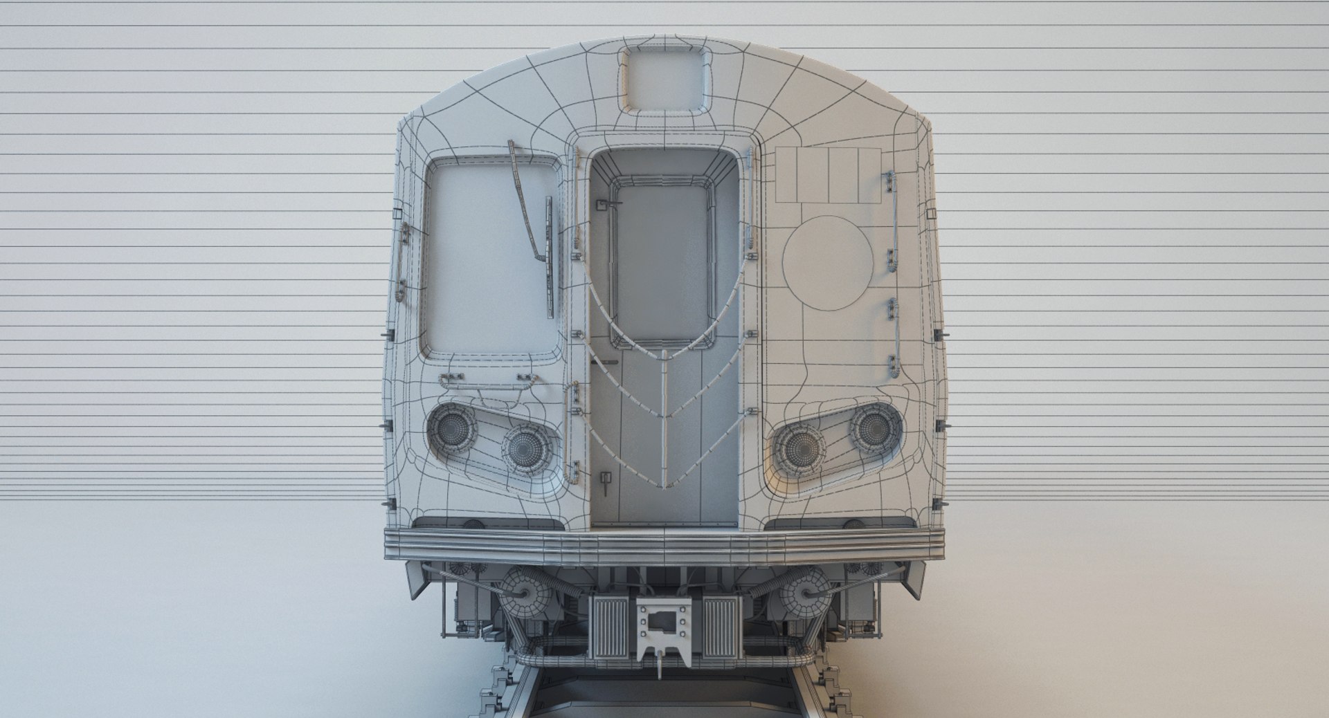 3d new york r160 subway train