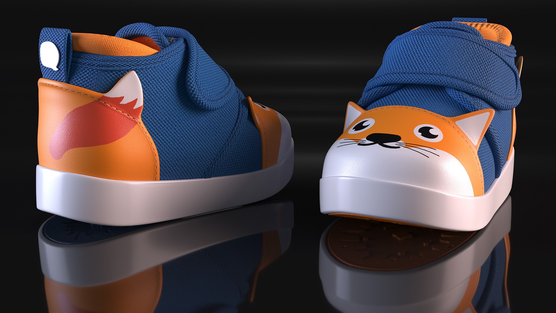 3D model Fox Infant Shoes - TurboSquid 2041088