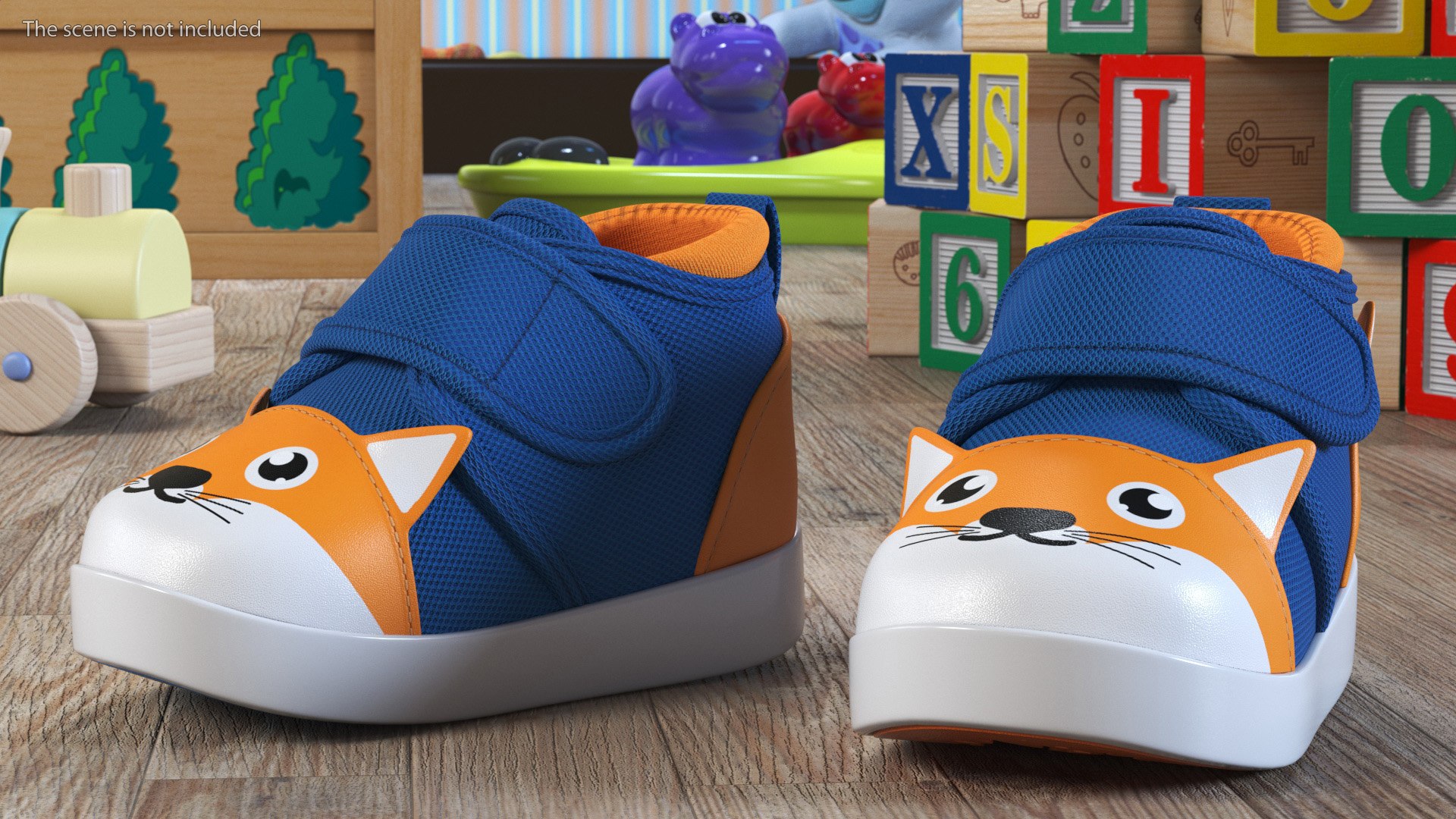 3D Model Fox Infant Shoes - TurboSquid 2041088