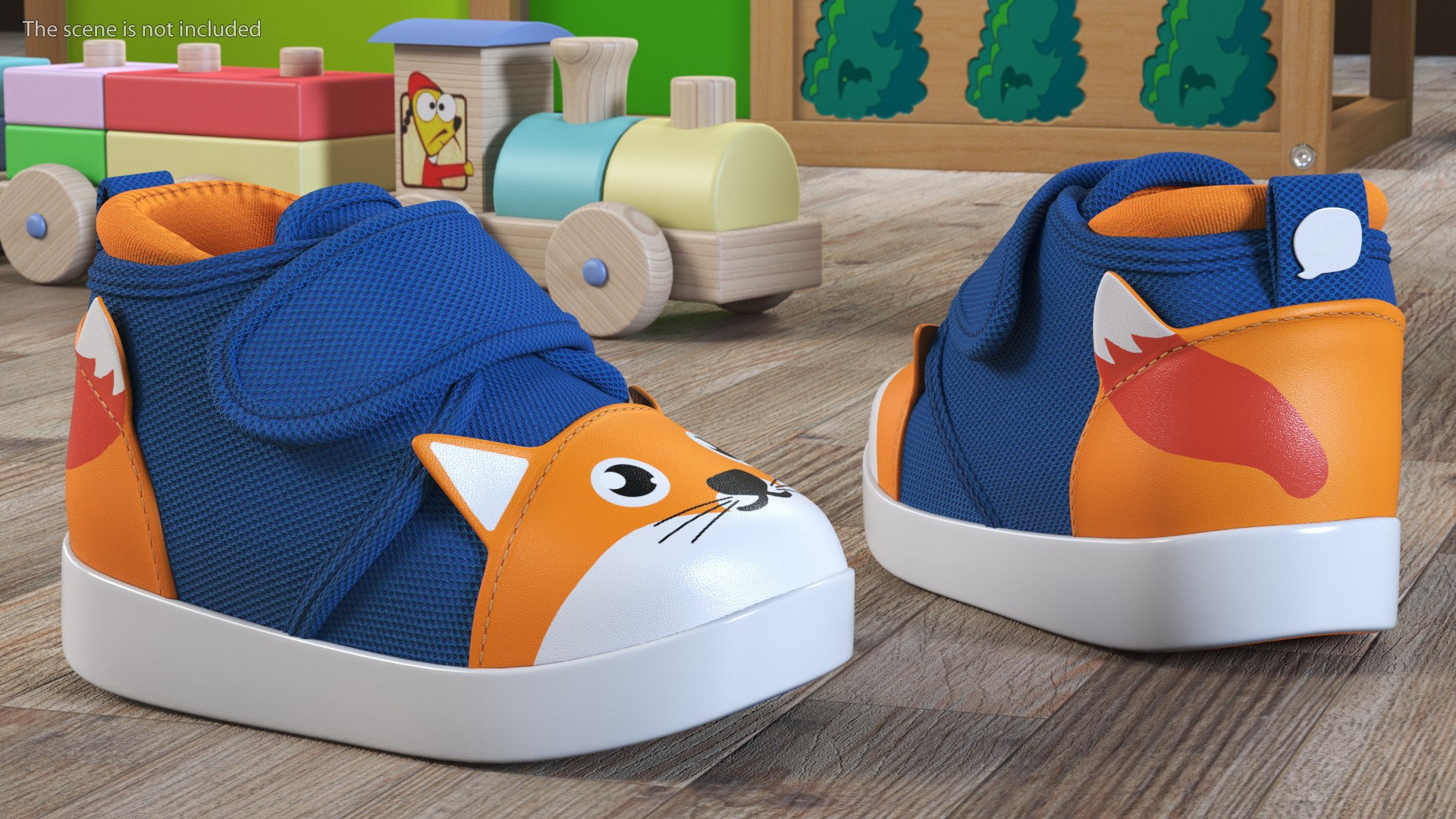 3D Model Fox Infant Shoes - TurboSquid 2041088