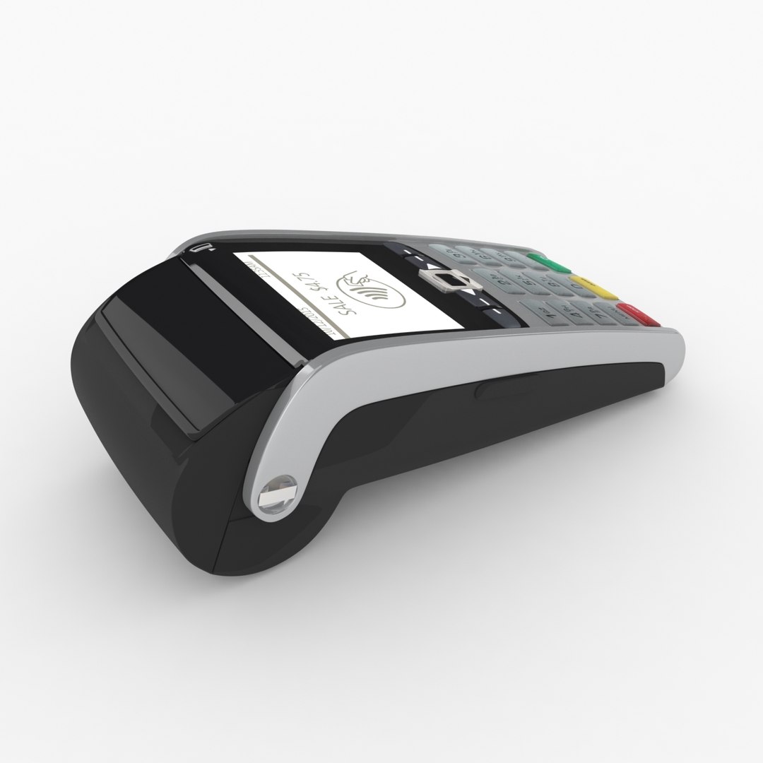 Pos Payment Terminal 3d Max