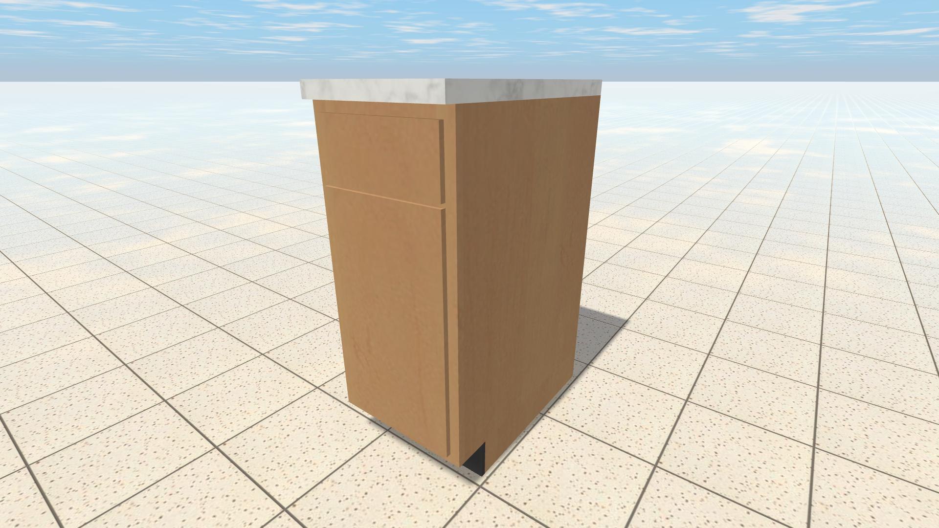 3D B15 Base Cabinet Model - TurboSquid 1753597