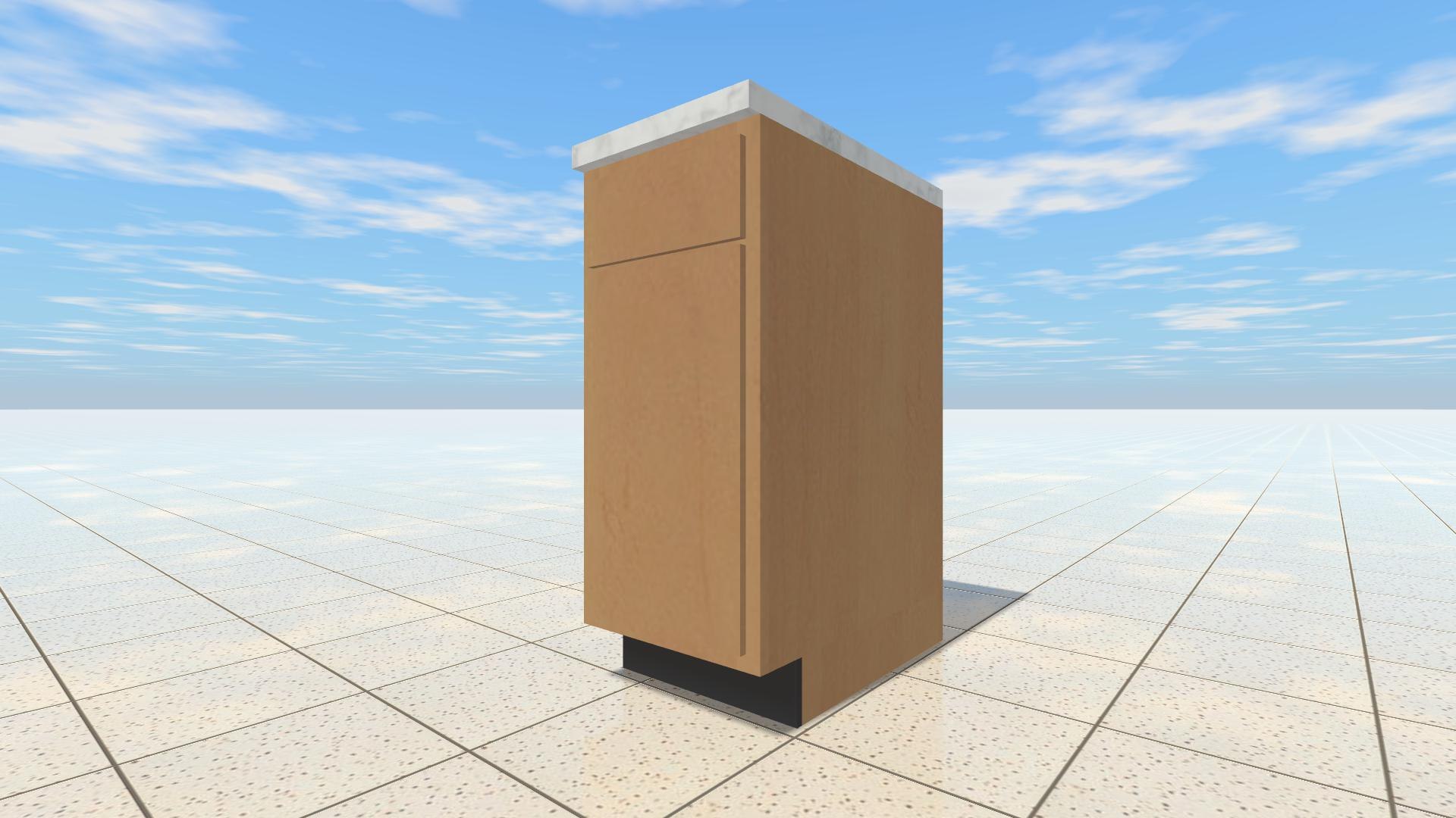 3D B15 Base Cabinet Model - TurboSquid 1753597