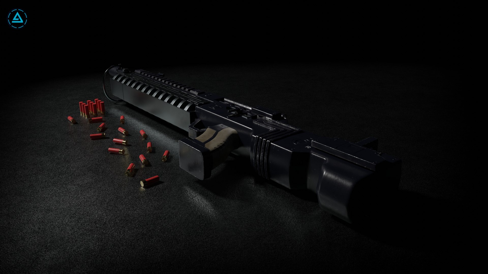 3D Hyper Siege 4 Shotgun Low-poly - TurboSquid 1928970