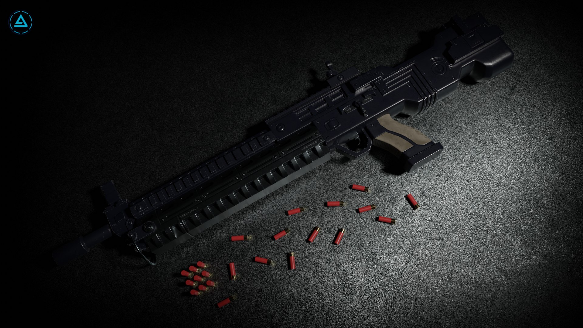 3D Hyper Siege 4 Shotgun Low-poly - TurboSquid 1928970