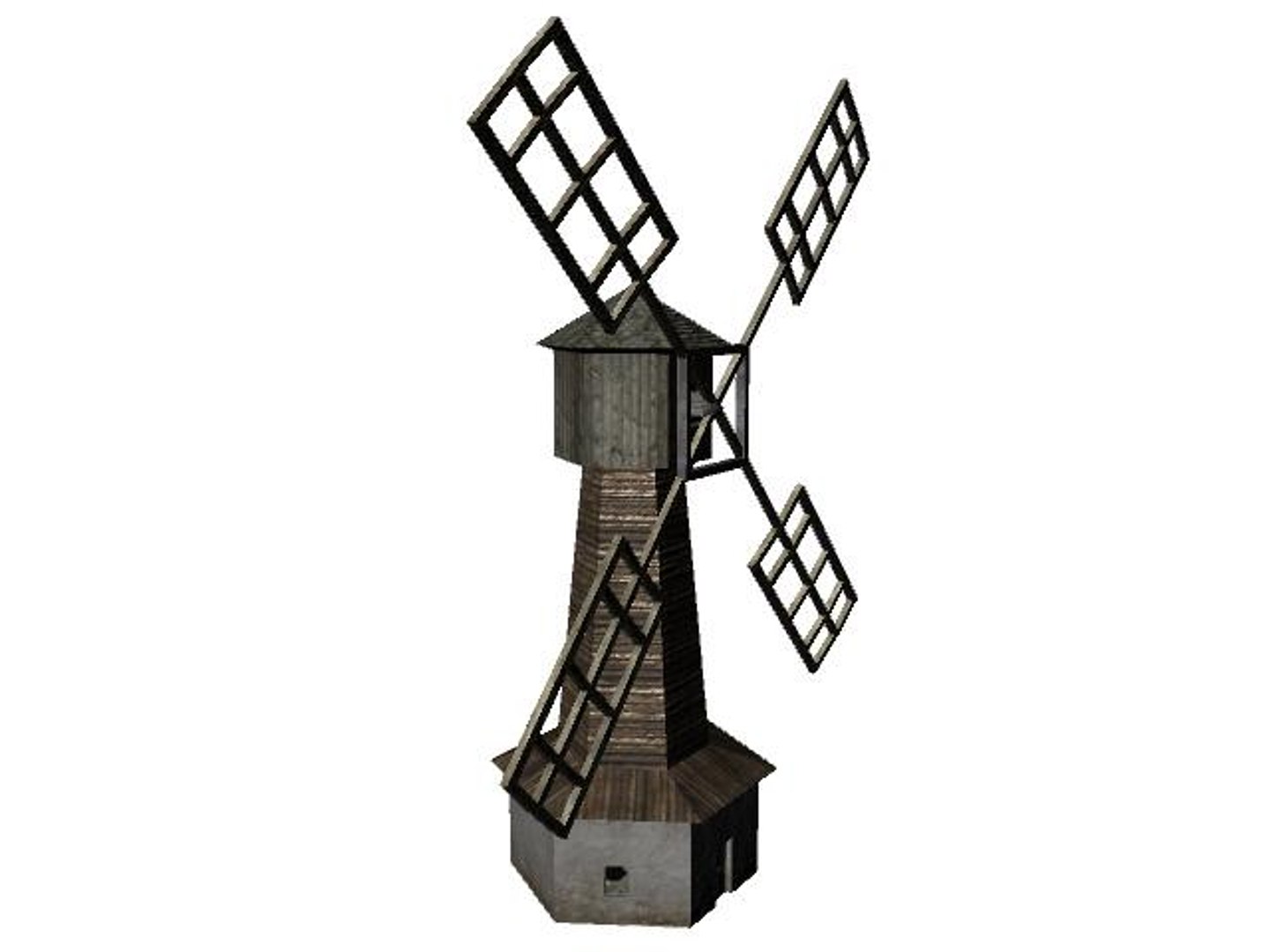 3d Model Simple Windmill
