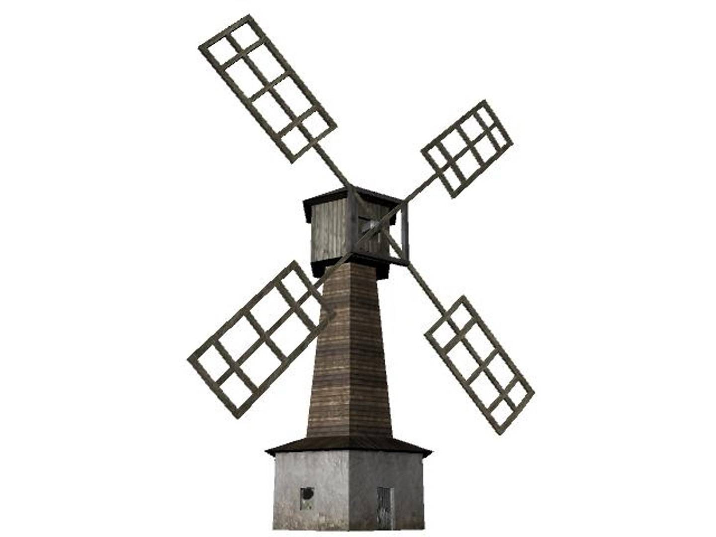3d Model Simple Windmill