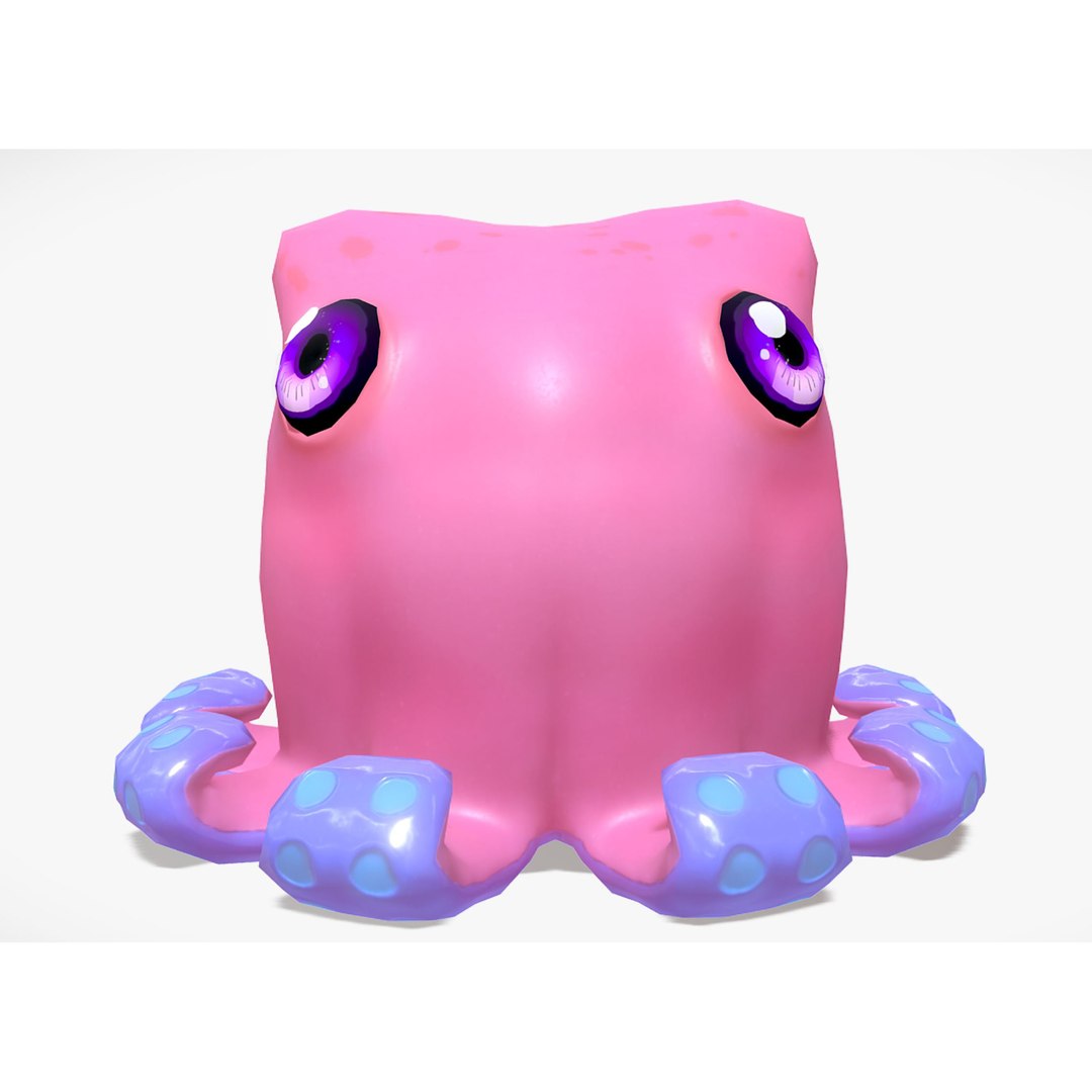3D Cute Octopuss 3 - Animated model - TurboSquid 2110051
