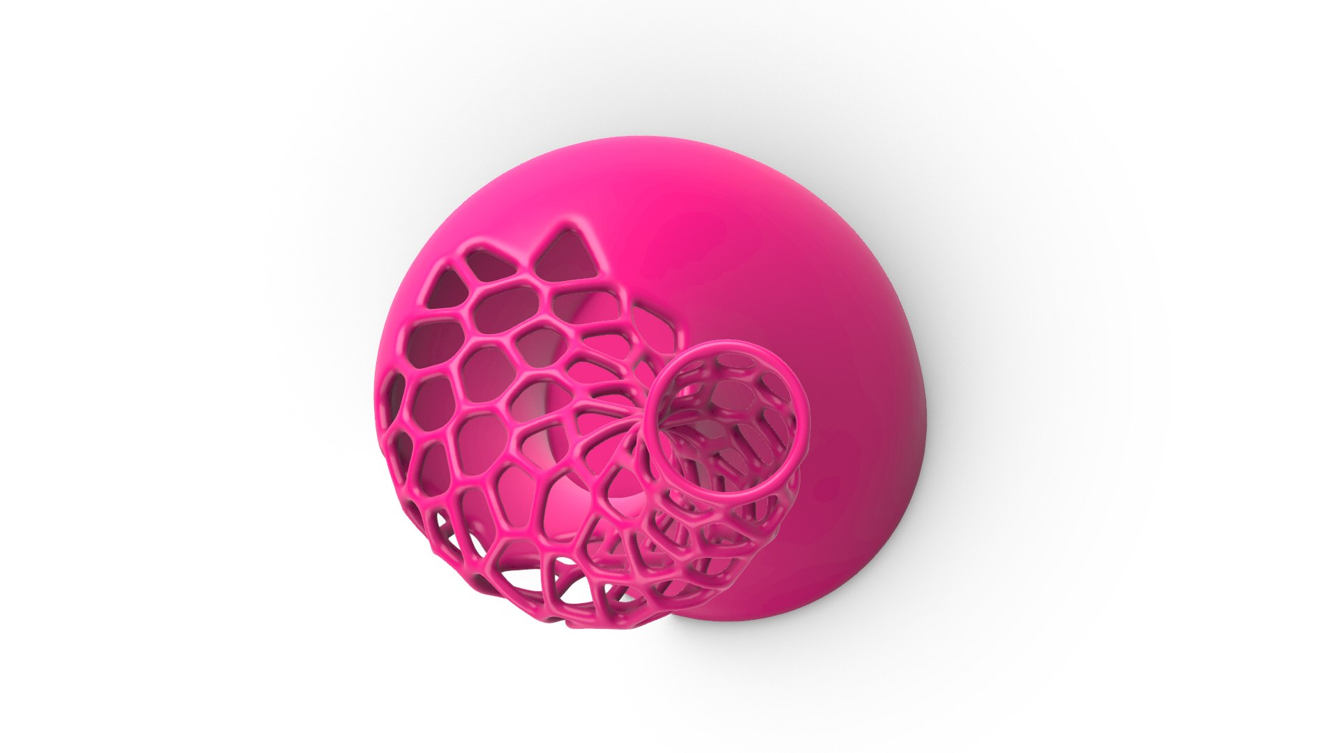 3D model Voronoi Swirl Skeleton Vase - TurboSquid 2152489