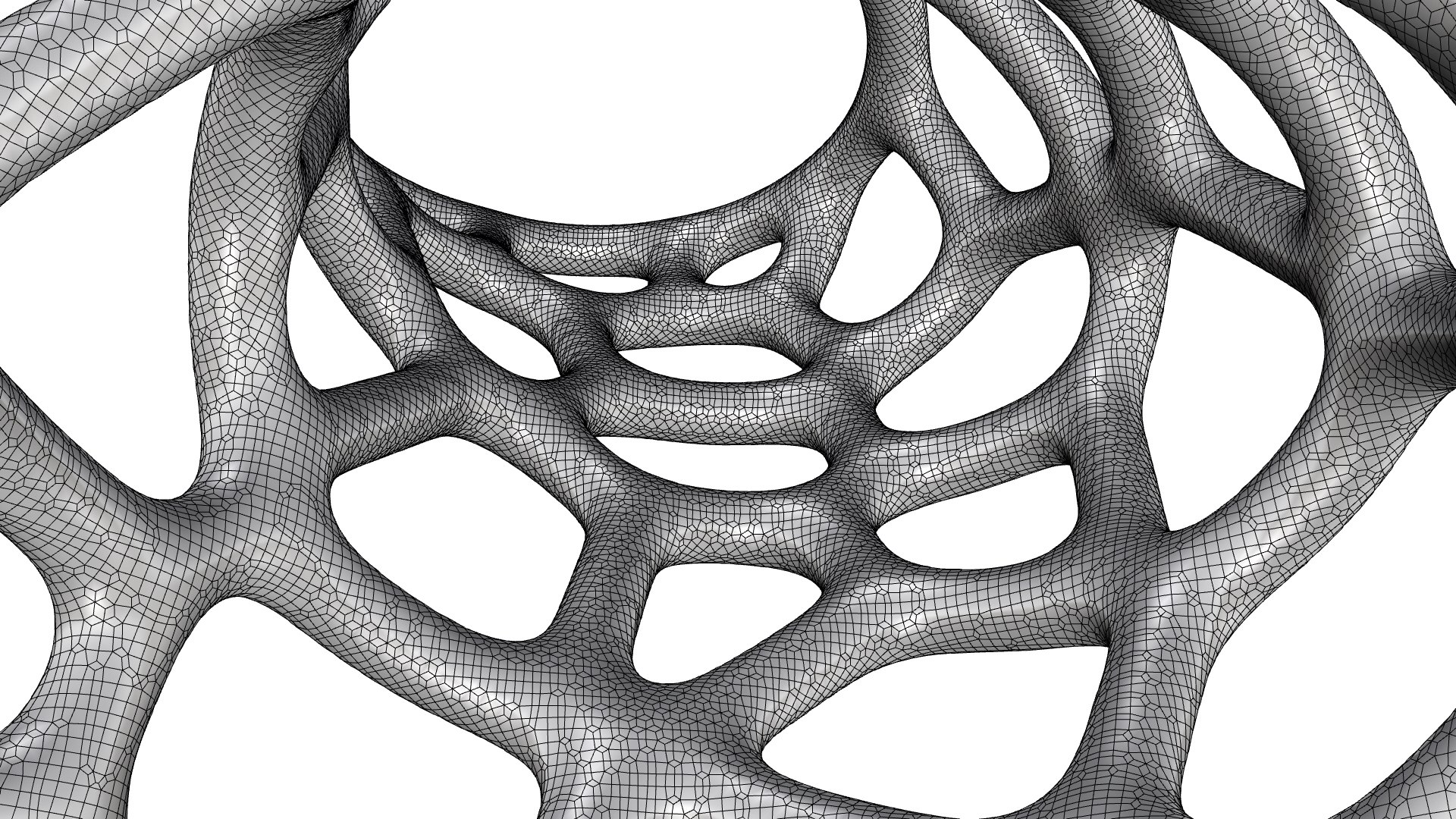 3D model Voronoi Swirl Skeleton Vase - TurboSquid 2152489