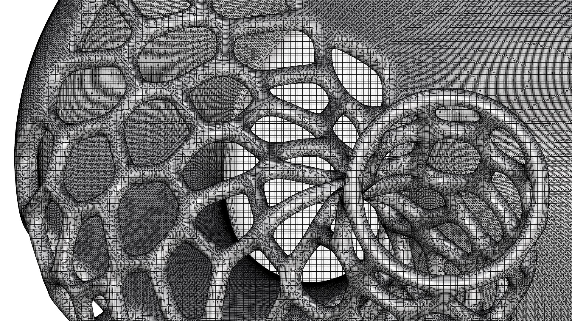 3D model Voronoi Swirl Skeleton Vase - TurboSquid 2152489