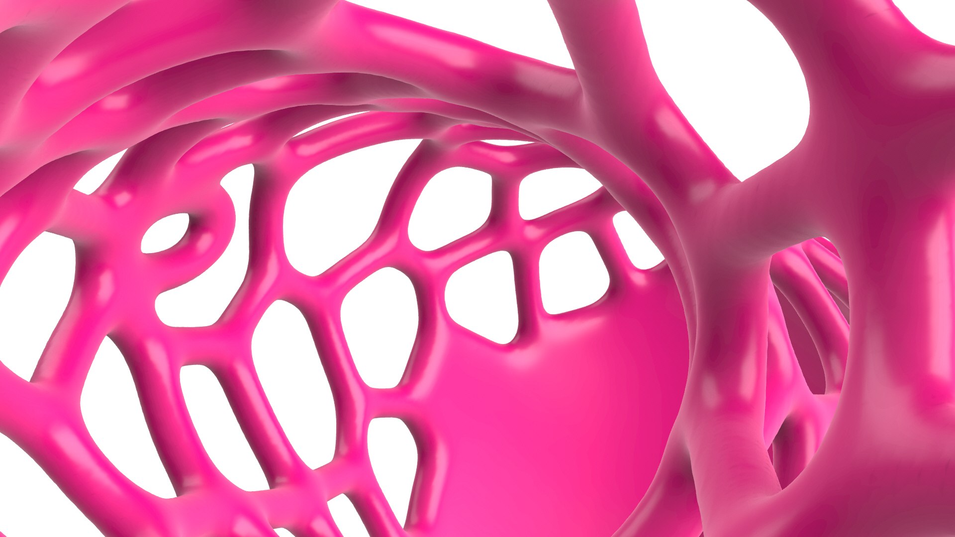 3D model Voronoi Swirl Skeleton Vase - TurboSquid 2152489