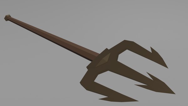 Trident roman stylized 3D - TurboSquid 1668357