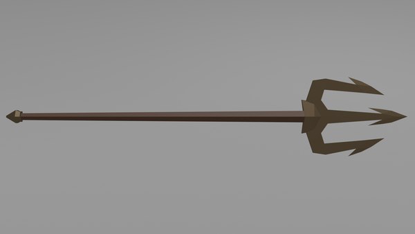 Trident roman stylized 3D - TurboSquid 1668357