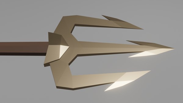 Trident roman stylized 3D - TurboSquid 1668357