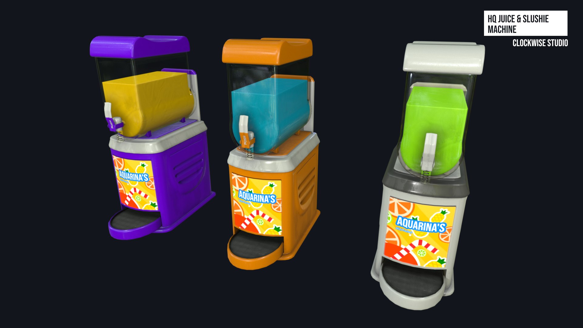 Juice Slushie 3D Model - TurboSquid 1614970