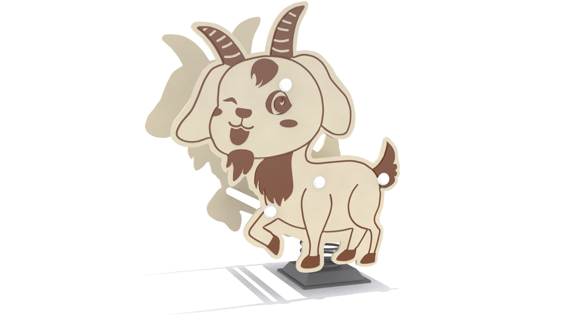 Goat Rider 3D - TurboSquid 1766294