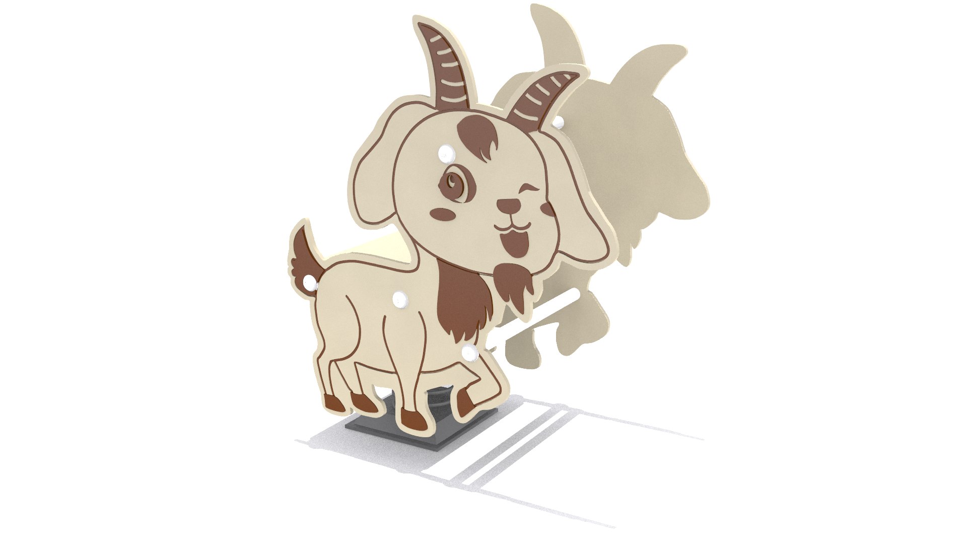 Goat Rider 3D - TurboSquid 1766294