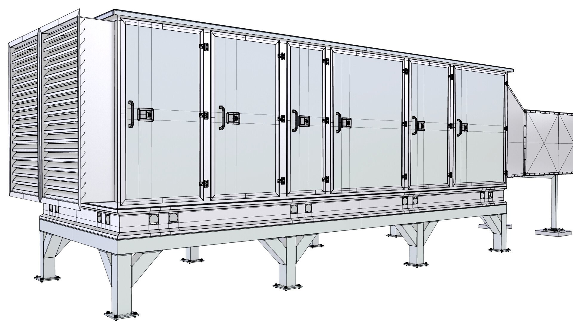 3D Air Handler Unit 6 model - TurboSquid 2097186