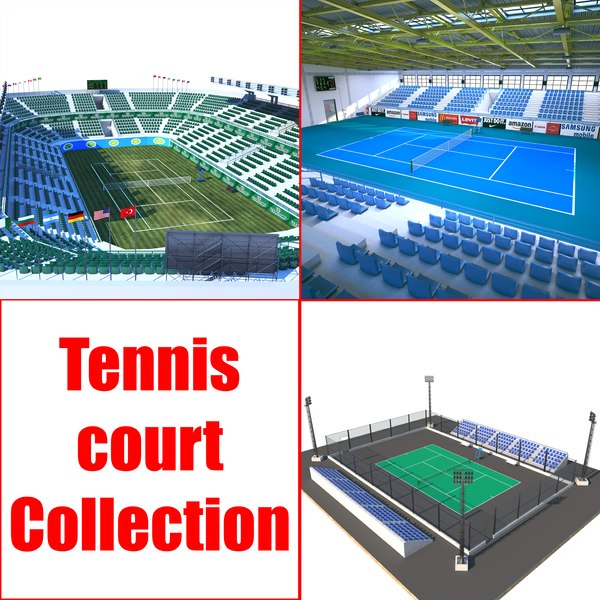 padel court 3d model