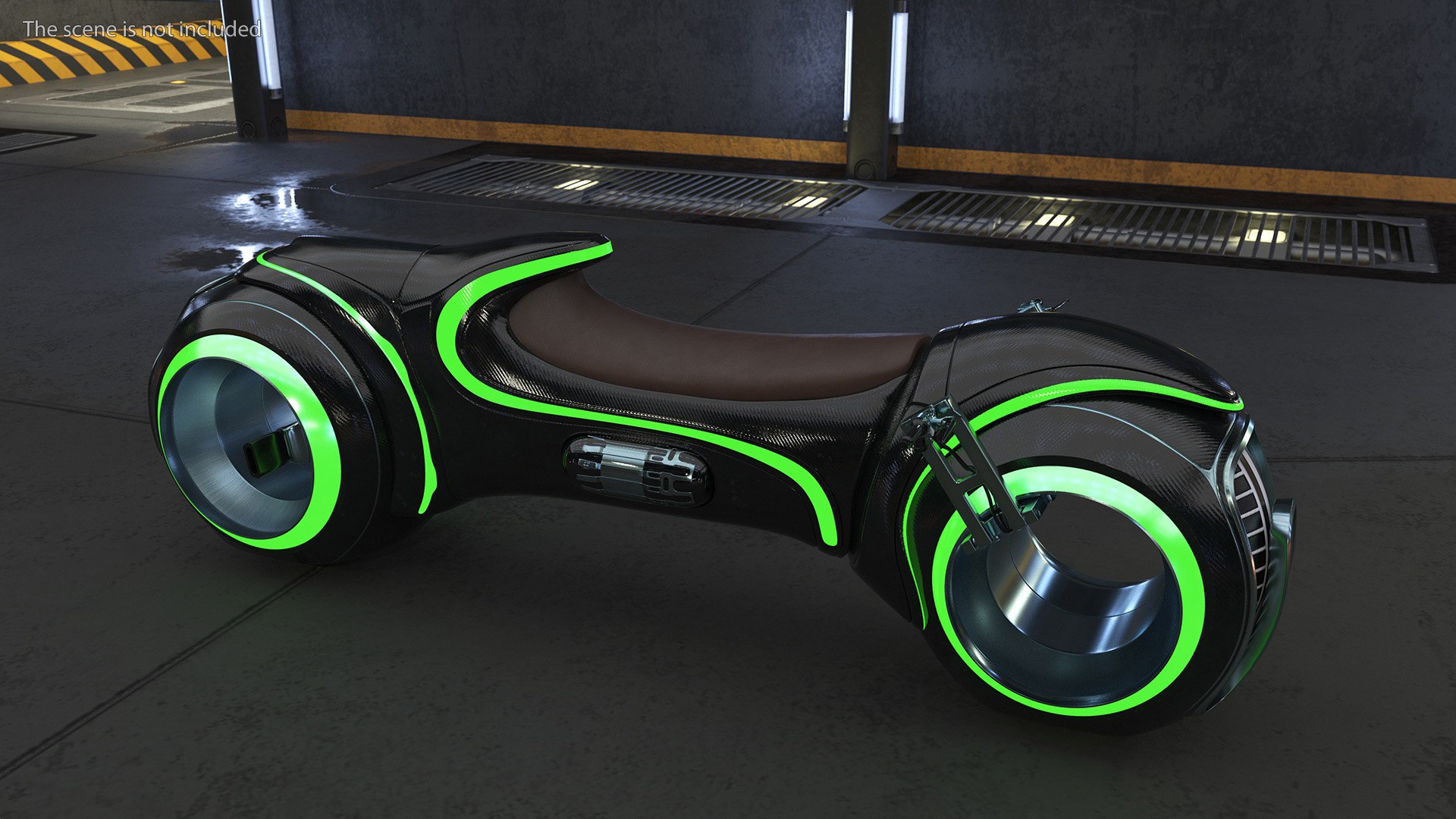 3D Sci Fi Motorcycle - TurboSquid 2240473