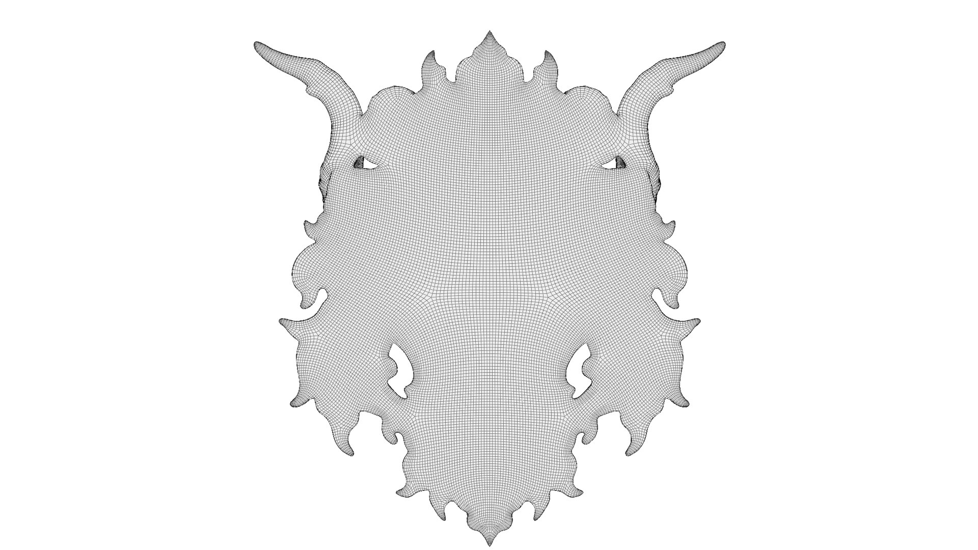 Basrelief Skull Gargoyle 01 3D Model - TurboSquid 2381406