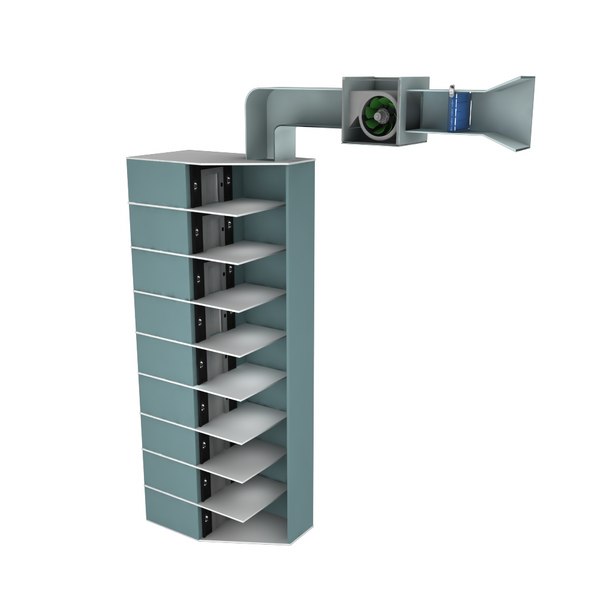 Lift lobby pressurization fan 3D model - TurboSquid 1269540