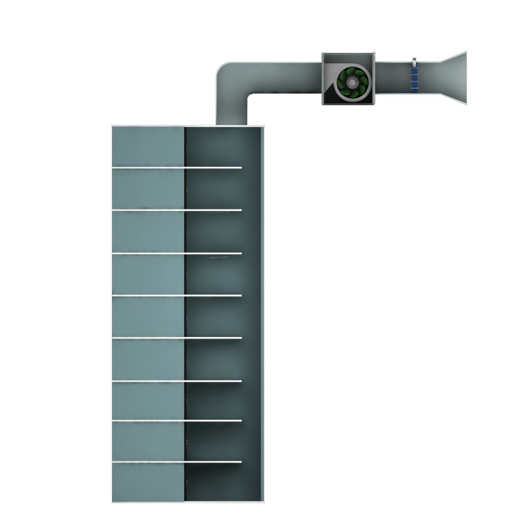 Lift Lobby Pressurization Fan 3D Model - TurboSquid 1269540