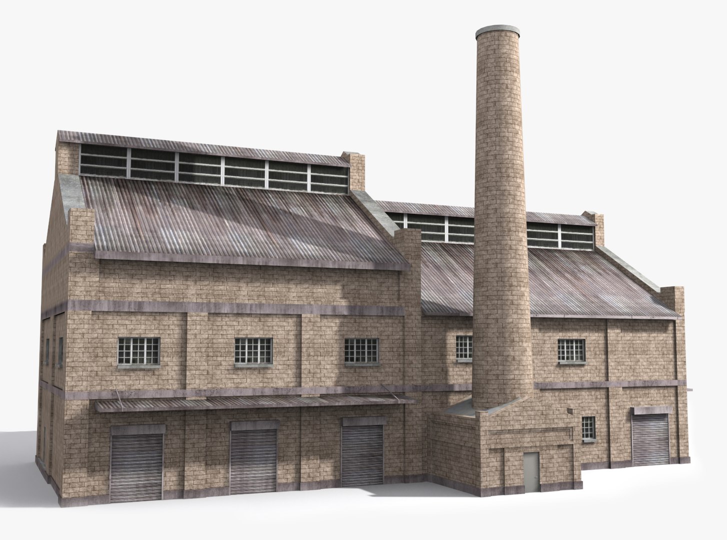 Ready Warehouse Factory 3D Model - TurboSquid 1547419