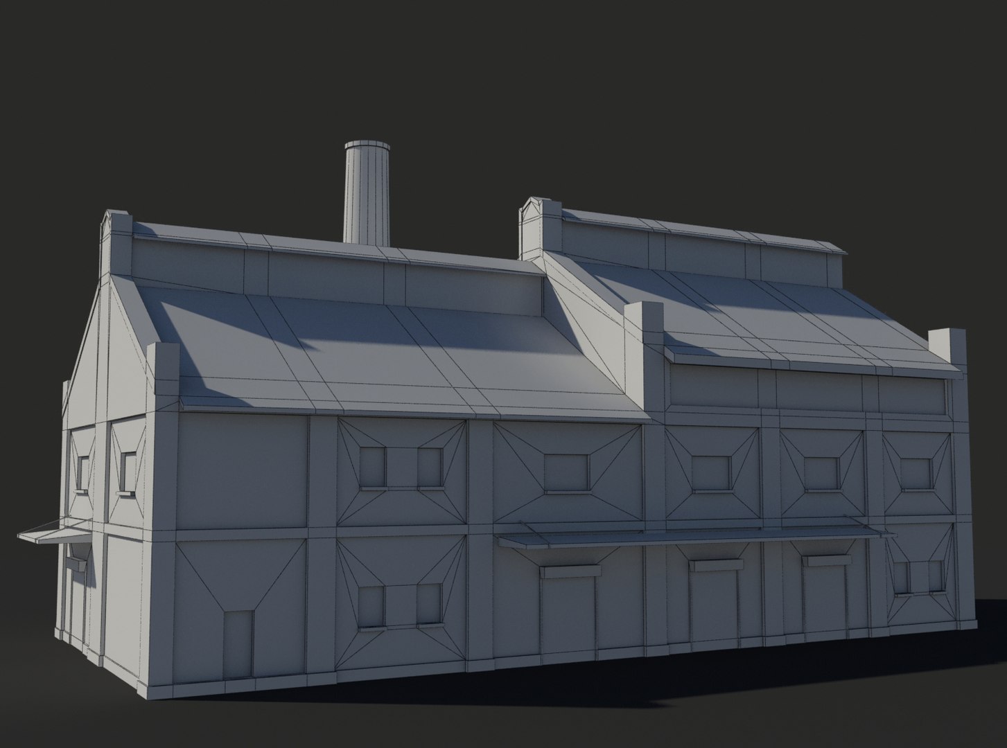 Ready Warehouse Factory 3D Model - TurboSquid 1547419