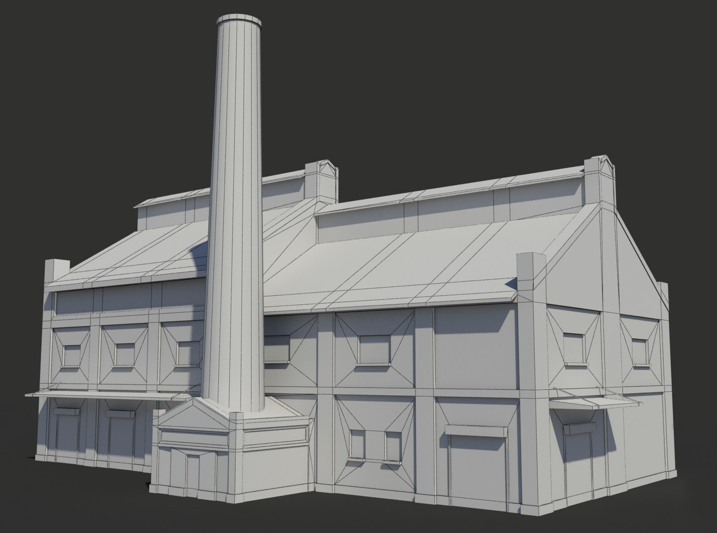 Ready Warehouse Factory 3D Model - TurboSquid 1547419