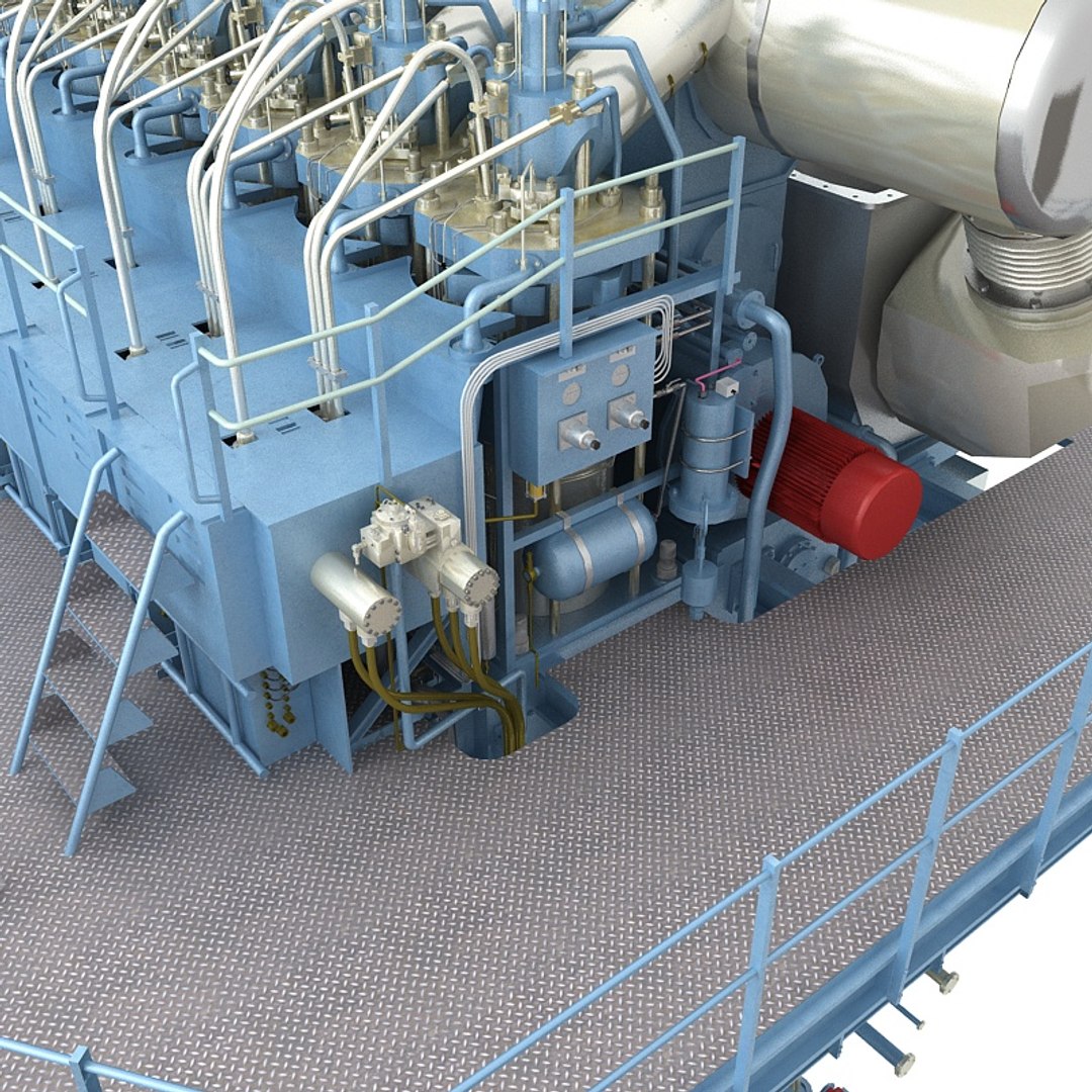 Speed Marine Diesel Engine 3D - TurboSquid 1447124