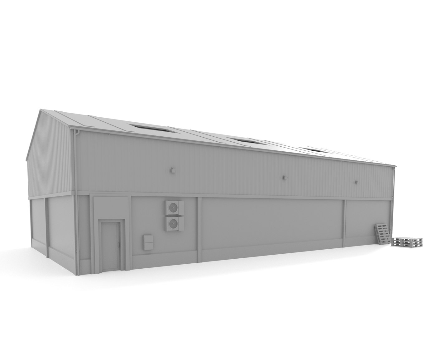 Small Warehouse model - TurboSquid 1749267