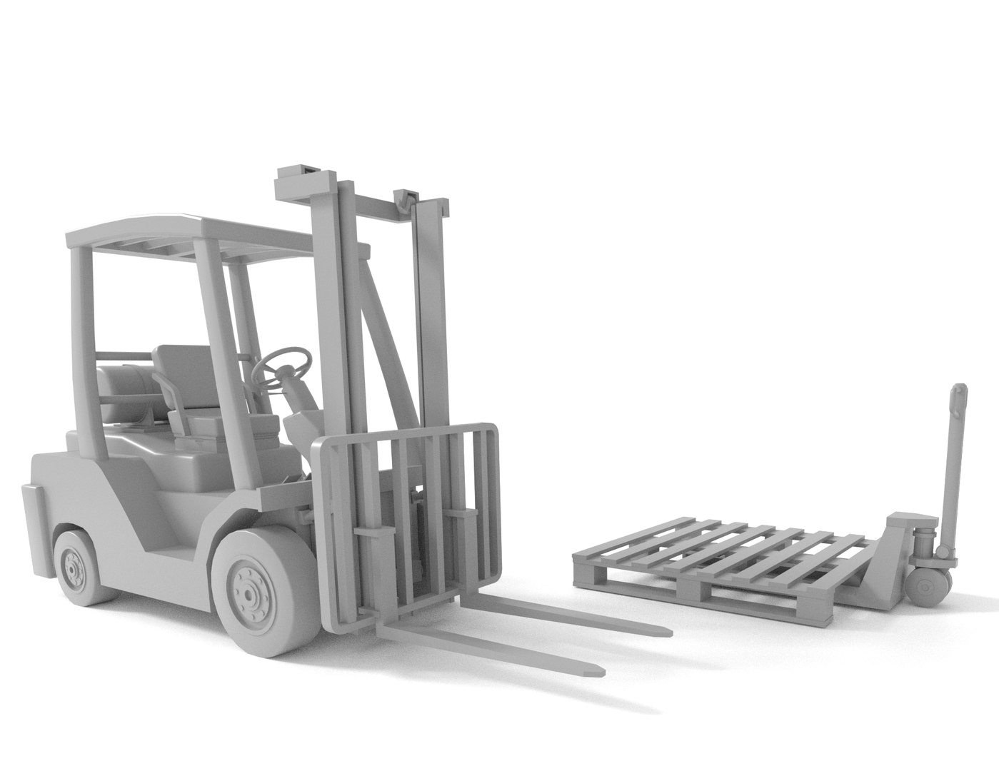 Small Warehouse model - TurboSquid 1749267