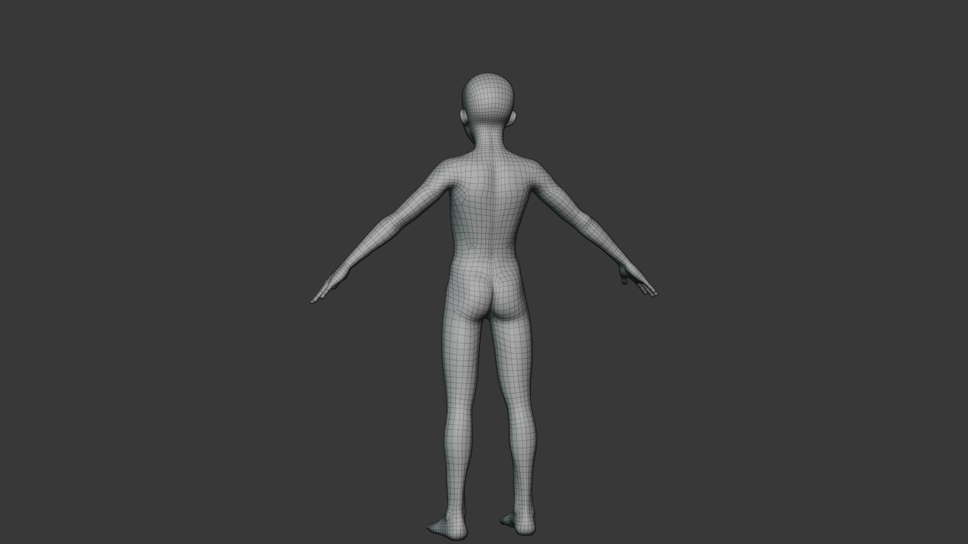 3D Model Stylized Boy Body Base Mesh 3D Model Rigged With IKFK Switch ...