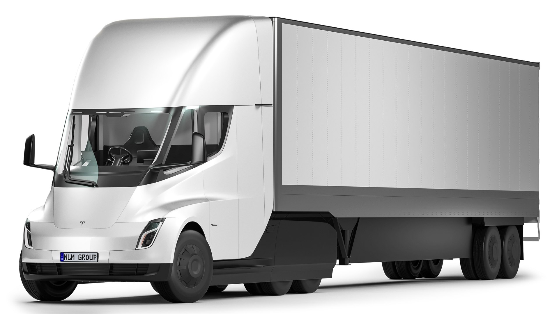 3D Tesla Semi Truck Model - TurboSquid 2202878