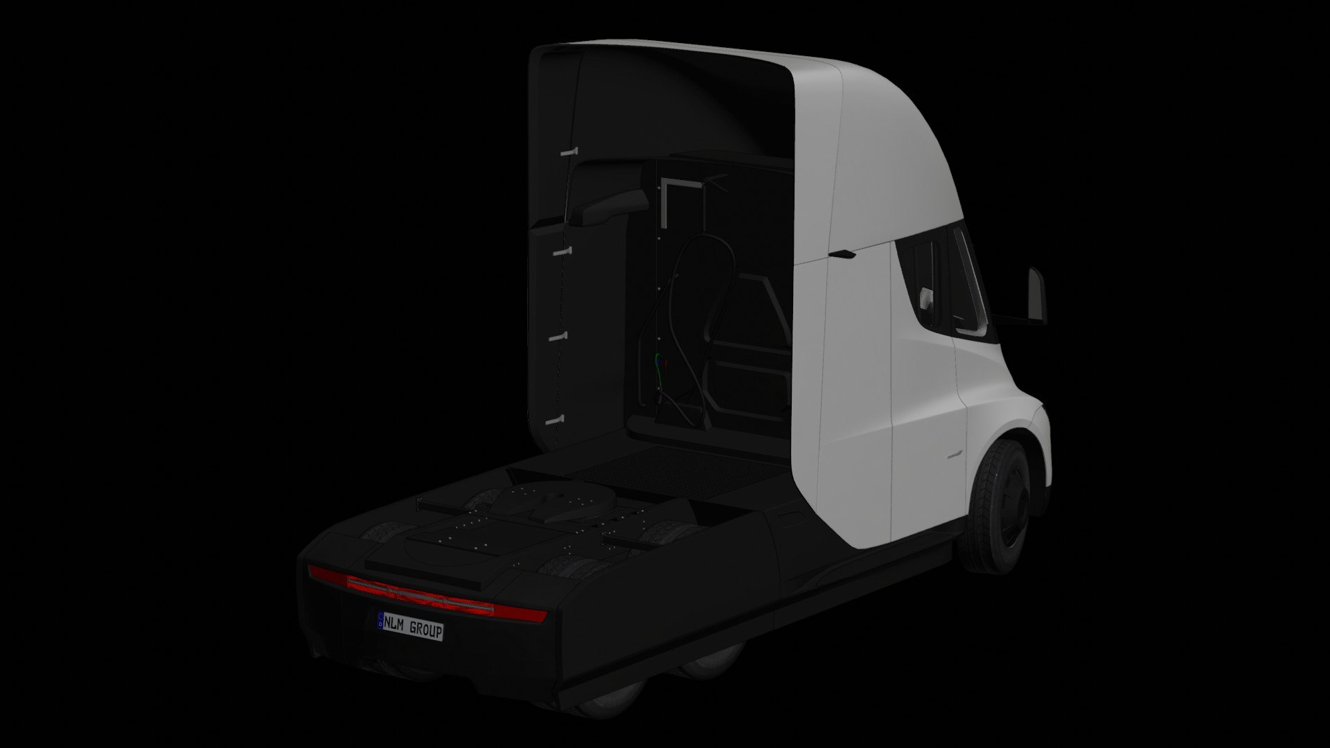 3D Tesla Semi Truck Model - TurboSquid 2202878