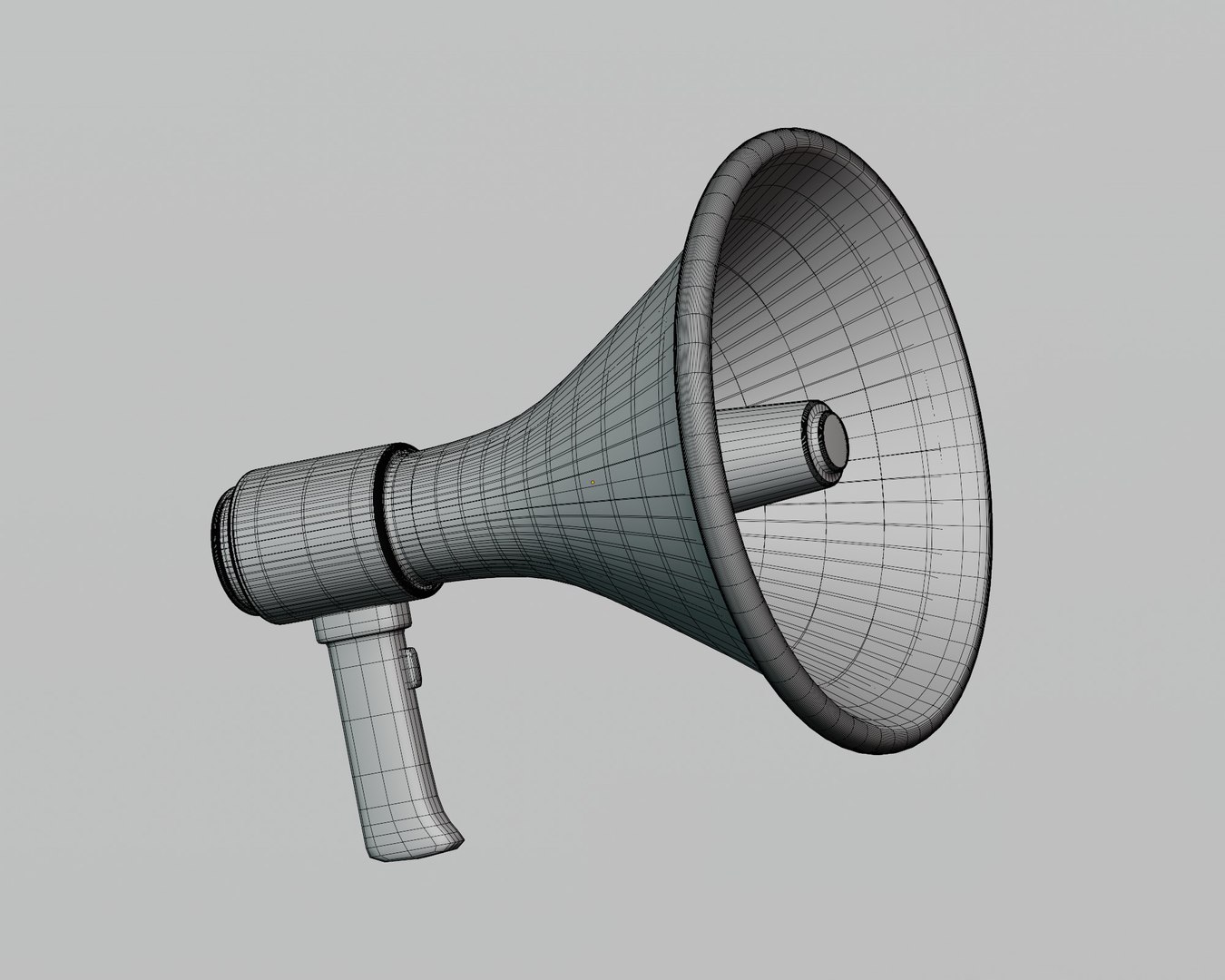 Megaphone 3D Model - TurboSquid 2125366