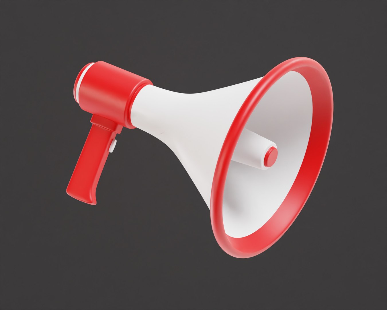 Megaphone 3D Model - TurboSquid 2125366