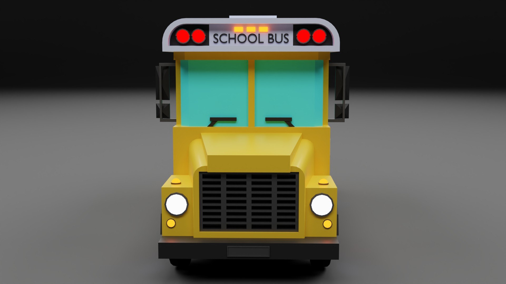 3D School Bus 3D Model - TurboSquid 1990667