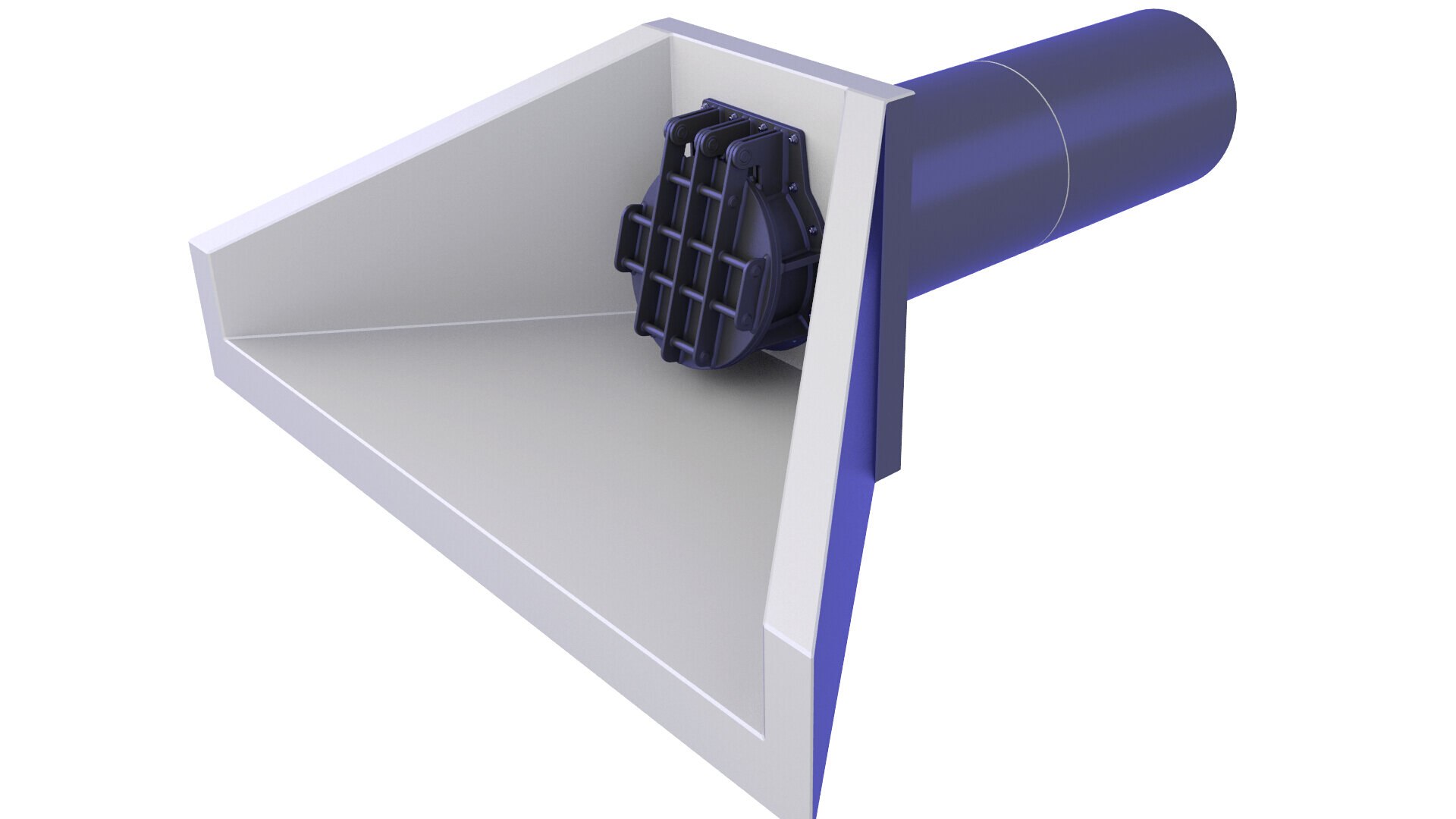 3D Concrete Sewer Storm Drain Outlet Flap Gate 12 Model - TurboSquid ...